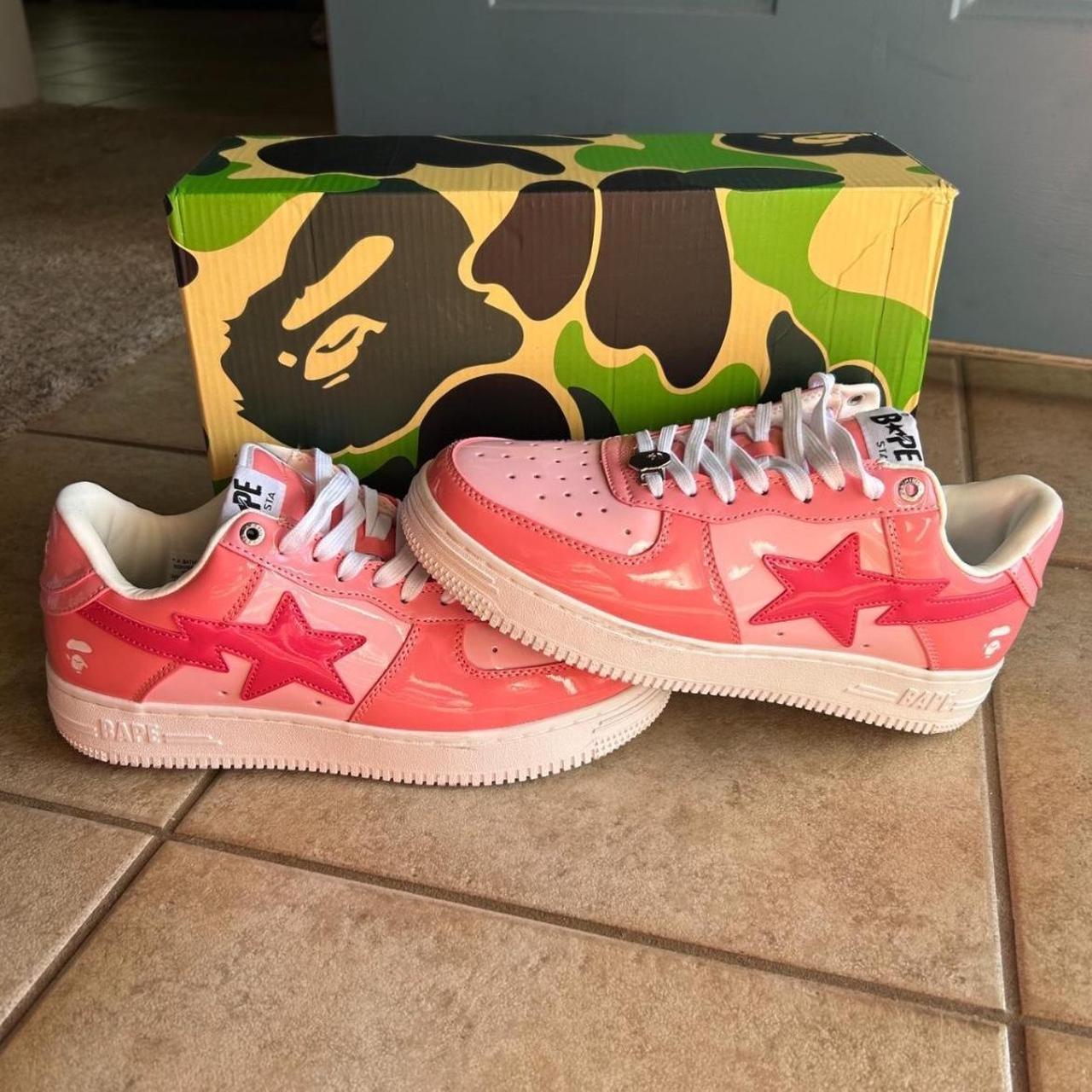 Bapesta pink Men - Depop