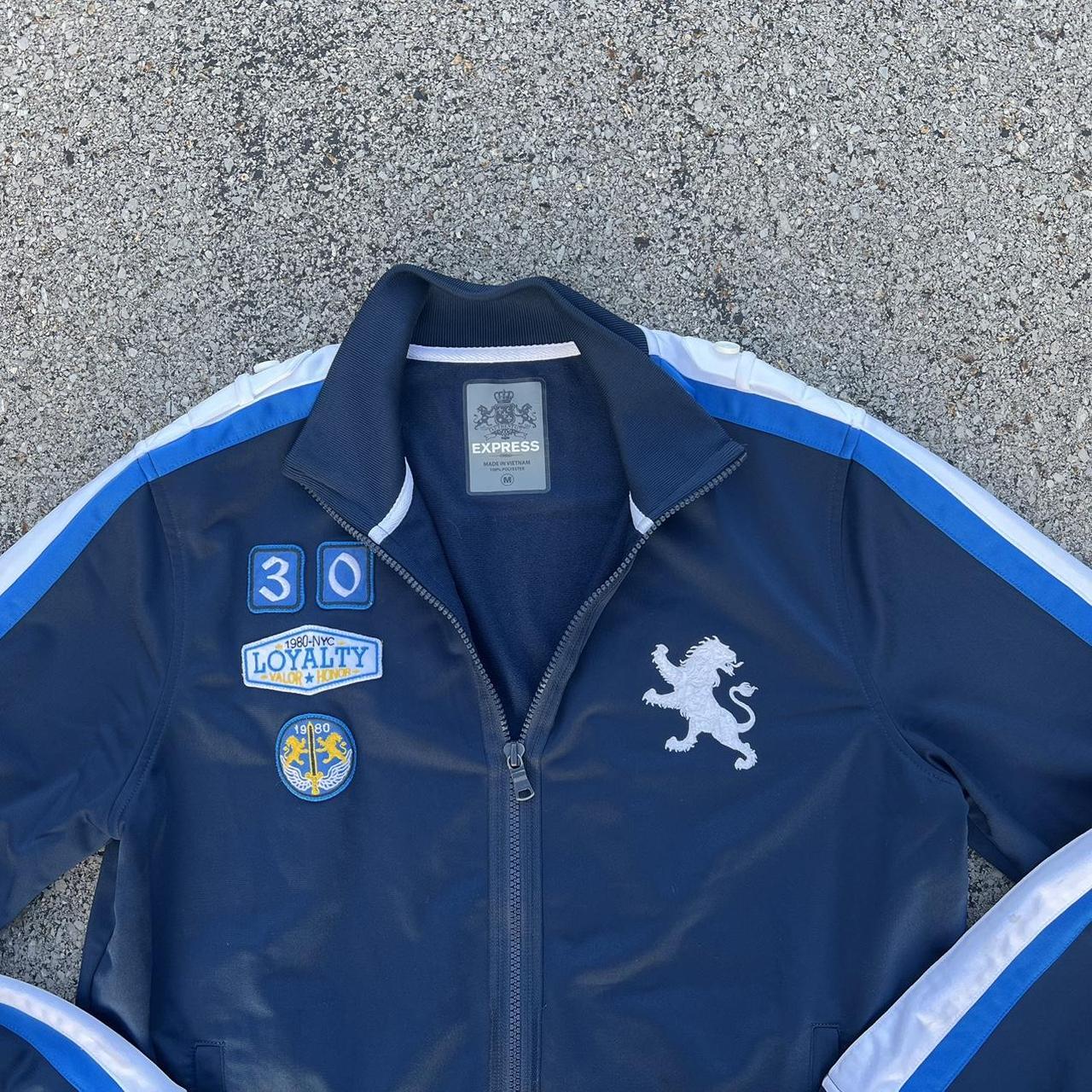 Express Zip Up Track Jacket Mens Adult Size Medium - Depop