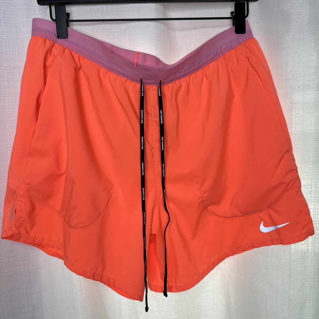 Women’s Nike Running lined Athletic Shorts Dri-Fit... - Depop