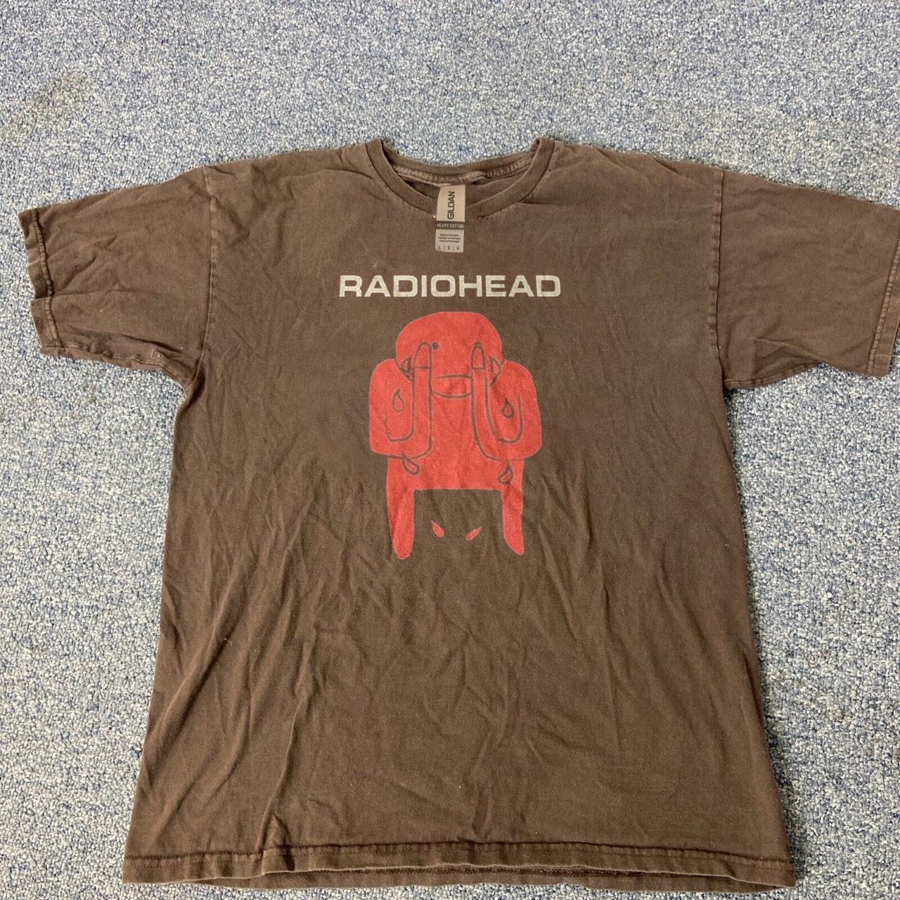 Radiohead t shirt Dark chocolate New Heavy... - Depop