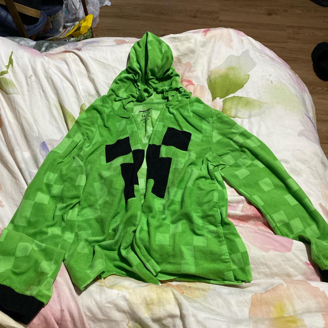 Small or medium Minecraft jacket the zippers broken... - Depop