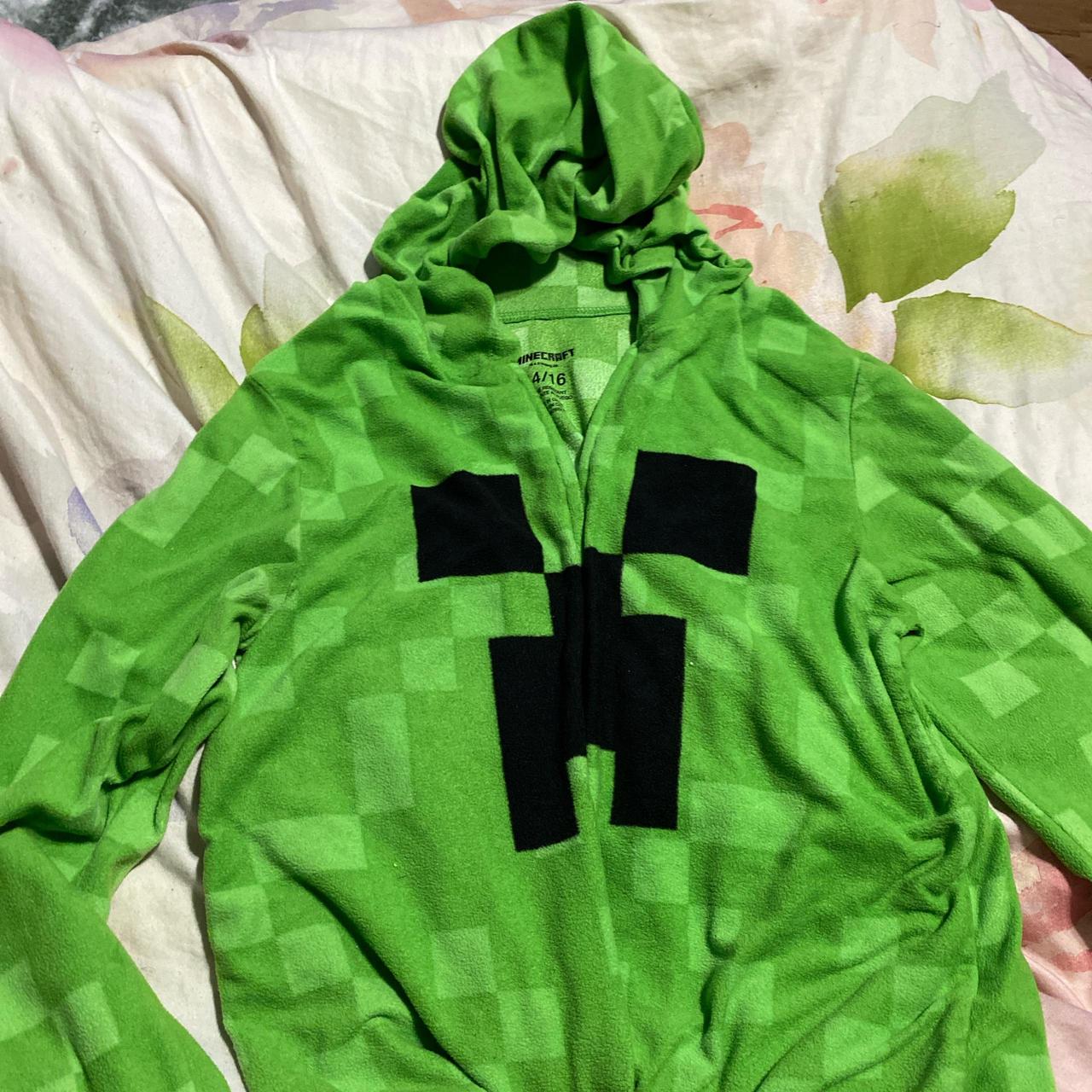 Small or medium Minecraft jacket the zippers broken... - Depop