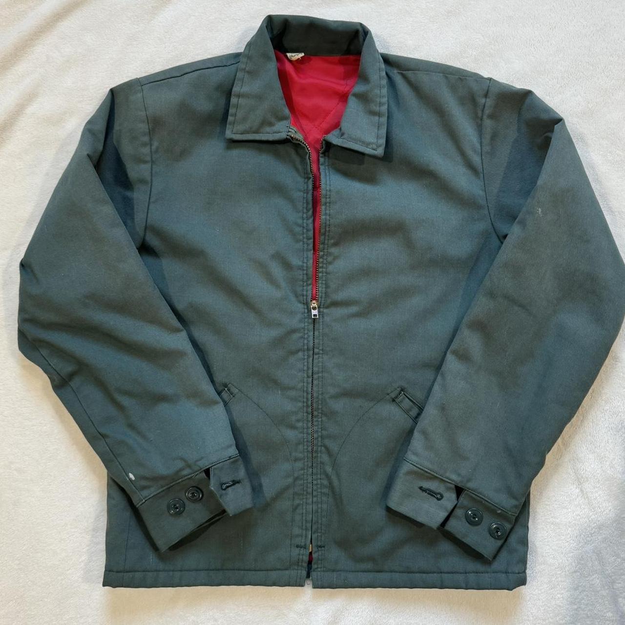 VTG Wrangler Work Jacket Signs of obvious wear and... - Depop
