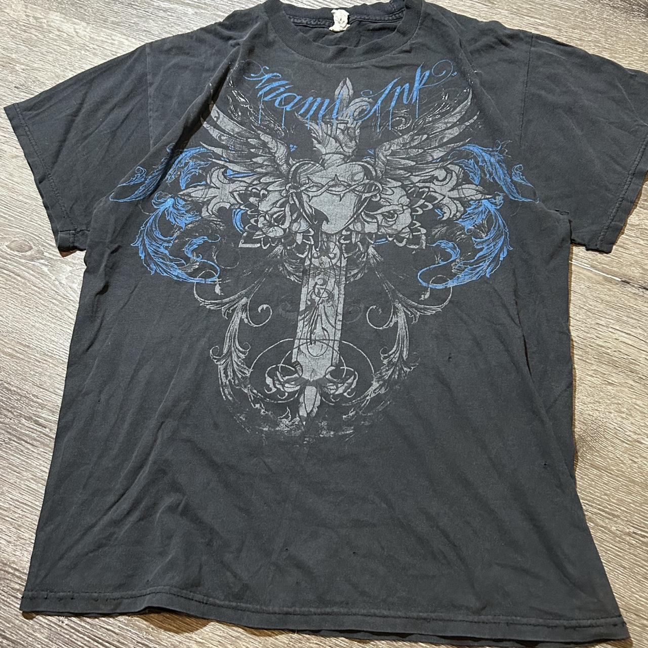 Vintage Miami Ink Faded Affliction/TapOut... | Depop
