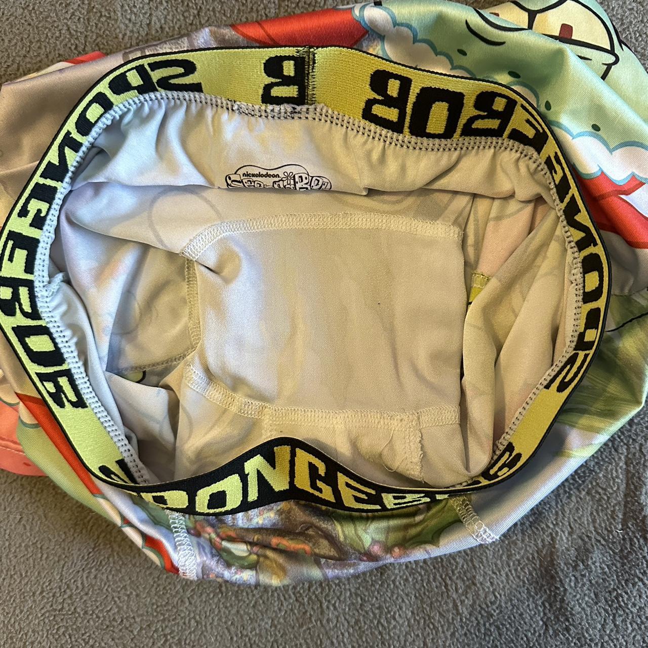 spongebob boxers i like to wear them as shorts at night - Depop