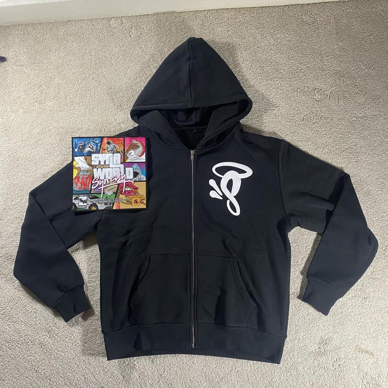 SYNA WORLD VOID ZIP UP HOODIE (BLACK) BRAND NEW... | Depop