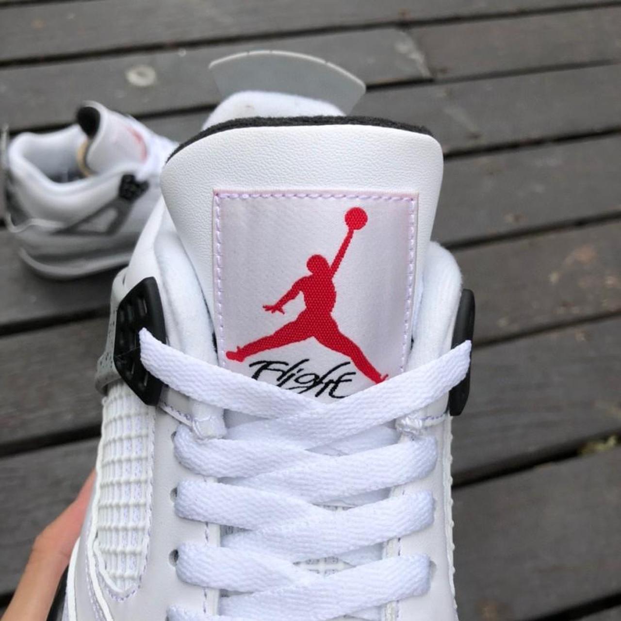 White Cement T1 Pure Original Air Jordan 4 White... - Depop