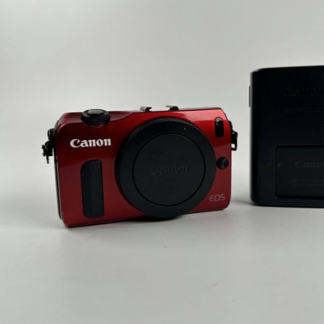 Canon EOS M Mirrorless Digital Camera - Red Camera... - Depop