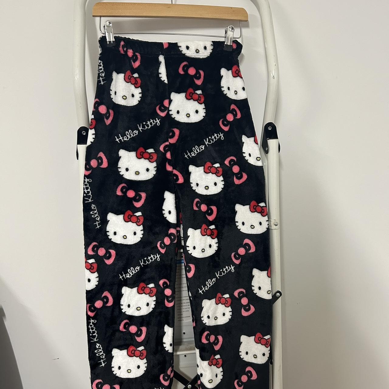 black hello kitty pj pants! - Depop