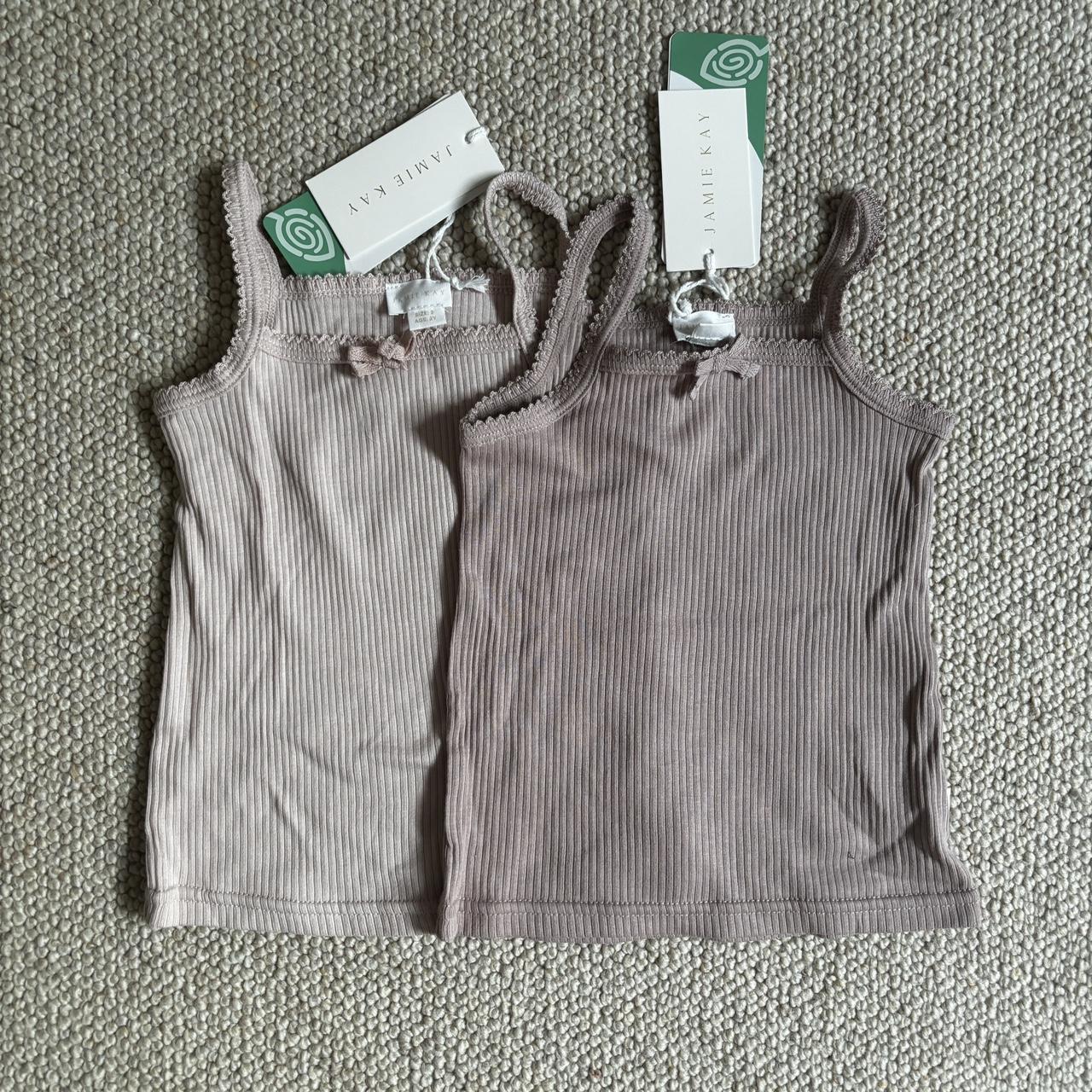 Jamie Kay Size 2 Modal Singlet Set (2 Singlets)... - Depop