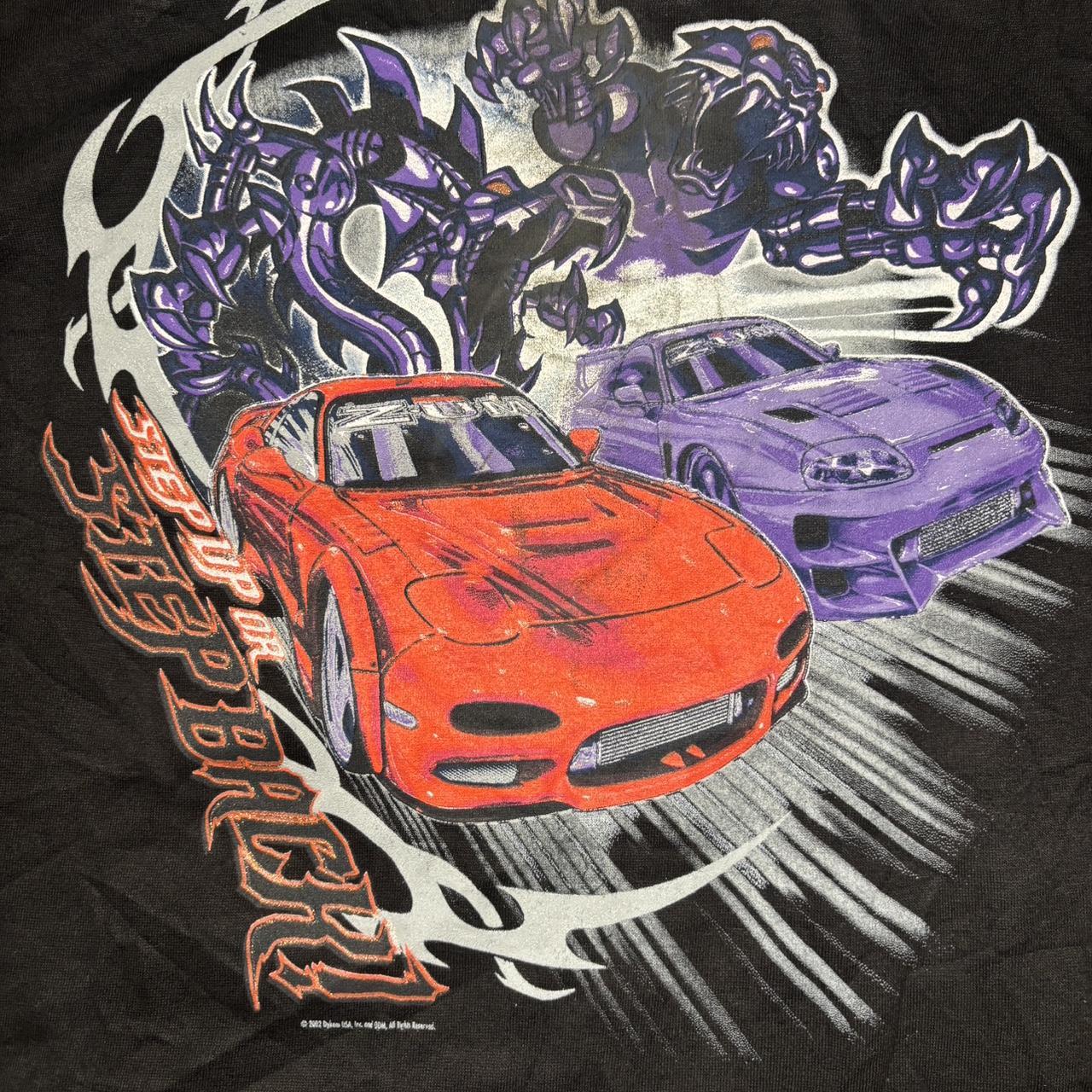 Y2K JDM Toyota Supra + Mazda RX-7 Zum speed hoodie... - Depop