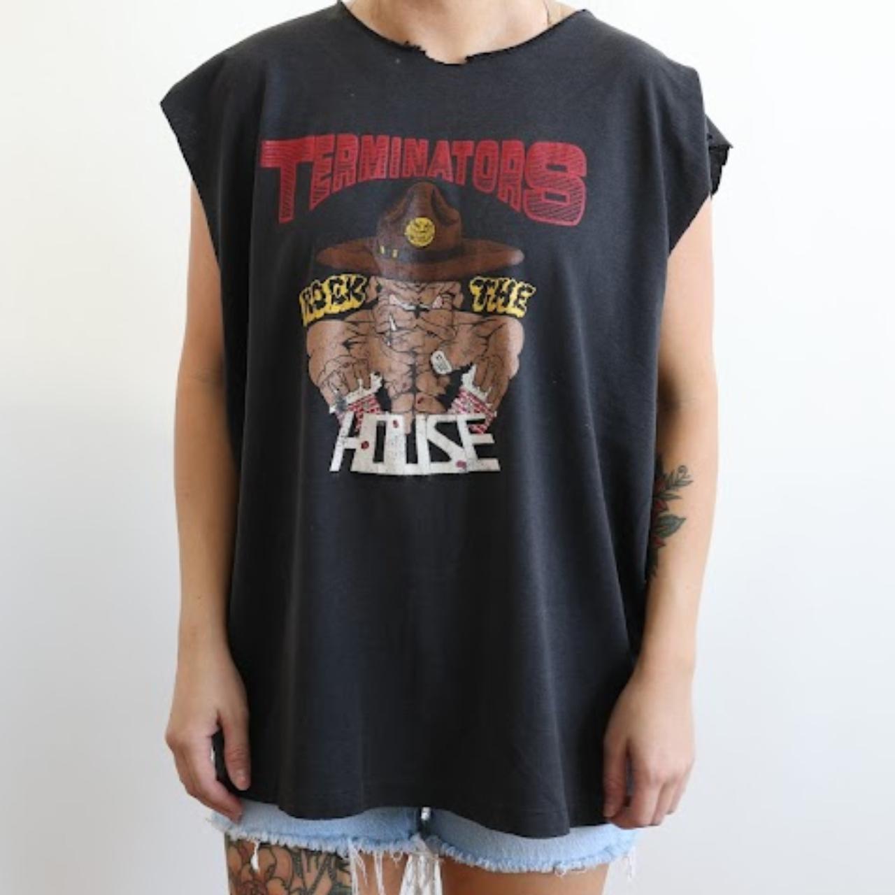 Vintage terminators rock the house tee Brand: N/A -... | Depop
