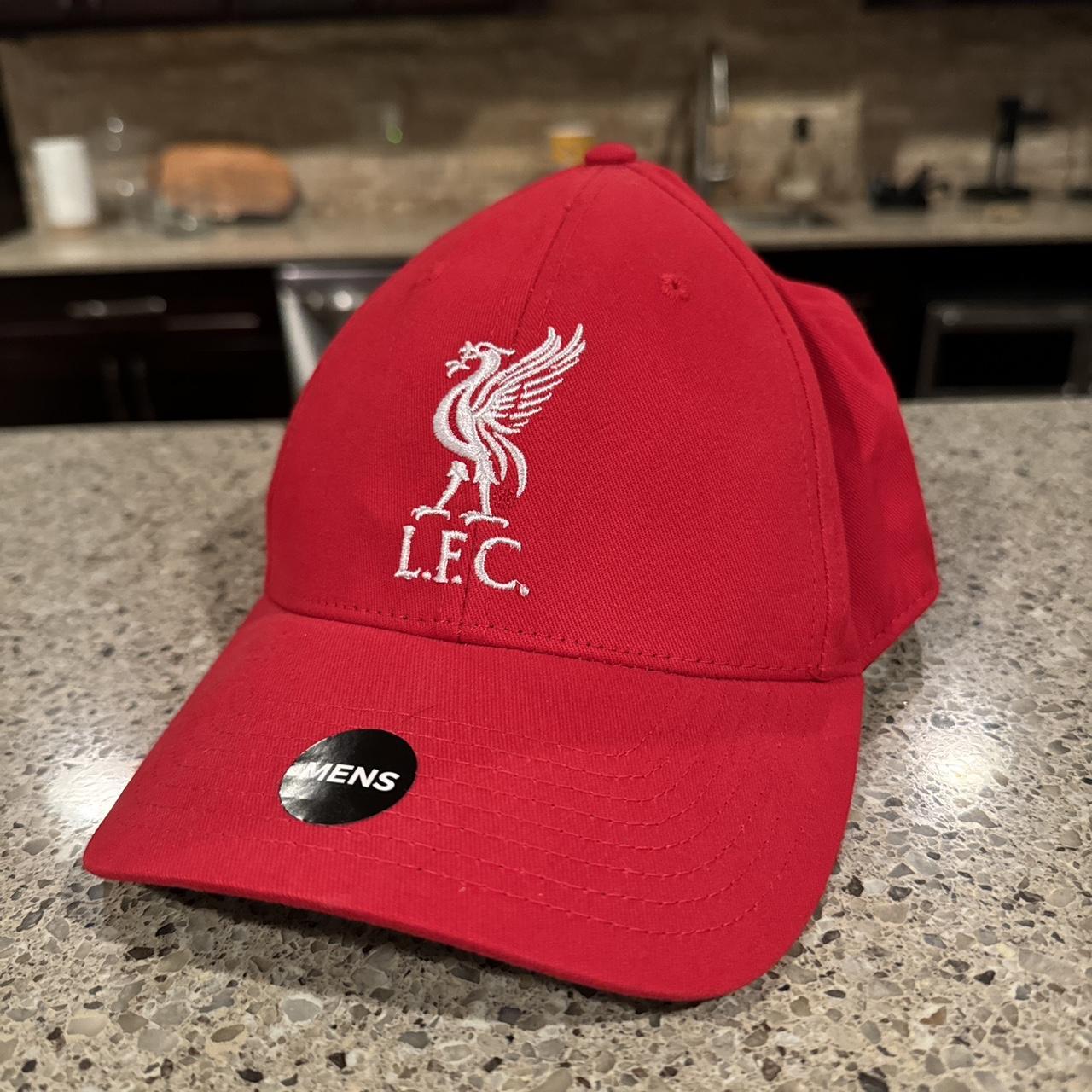 Liverpool LFC Football Baseball Cap Hat Plain Red - Depop
