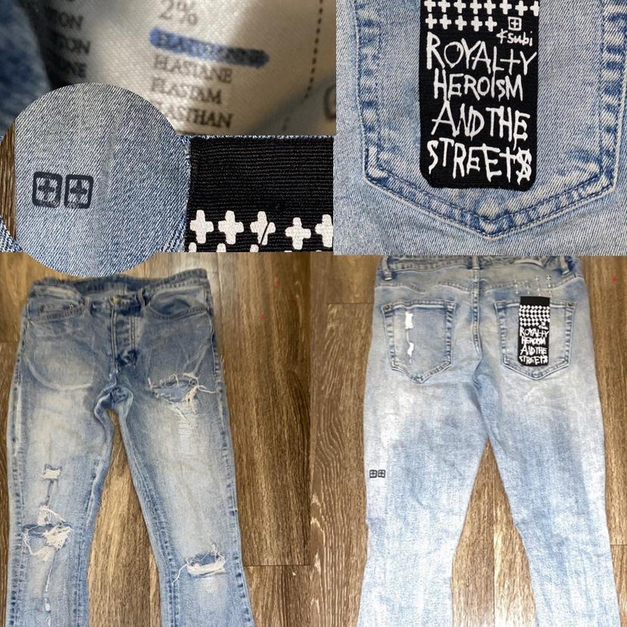 Blue Ripped Ksubi Jeans🦈 Prices are always Negotiable ‼️ - Depop