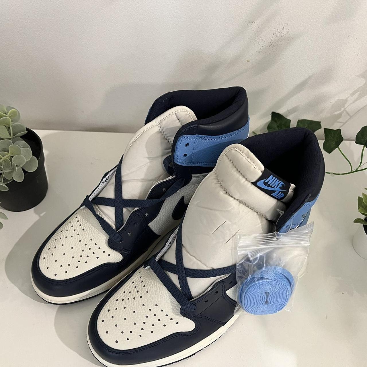 Nike Air Jordan 1s Obsidian Size:... - Depop