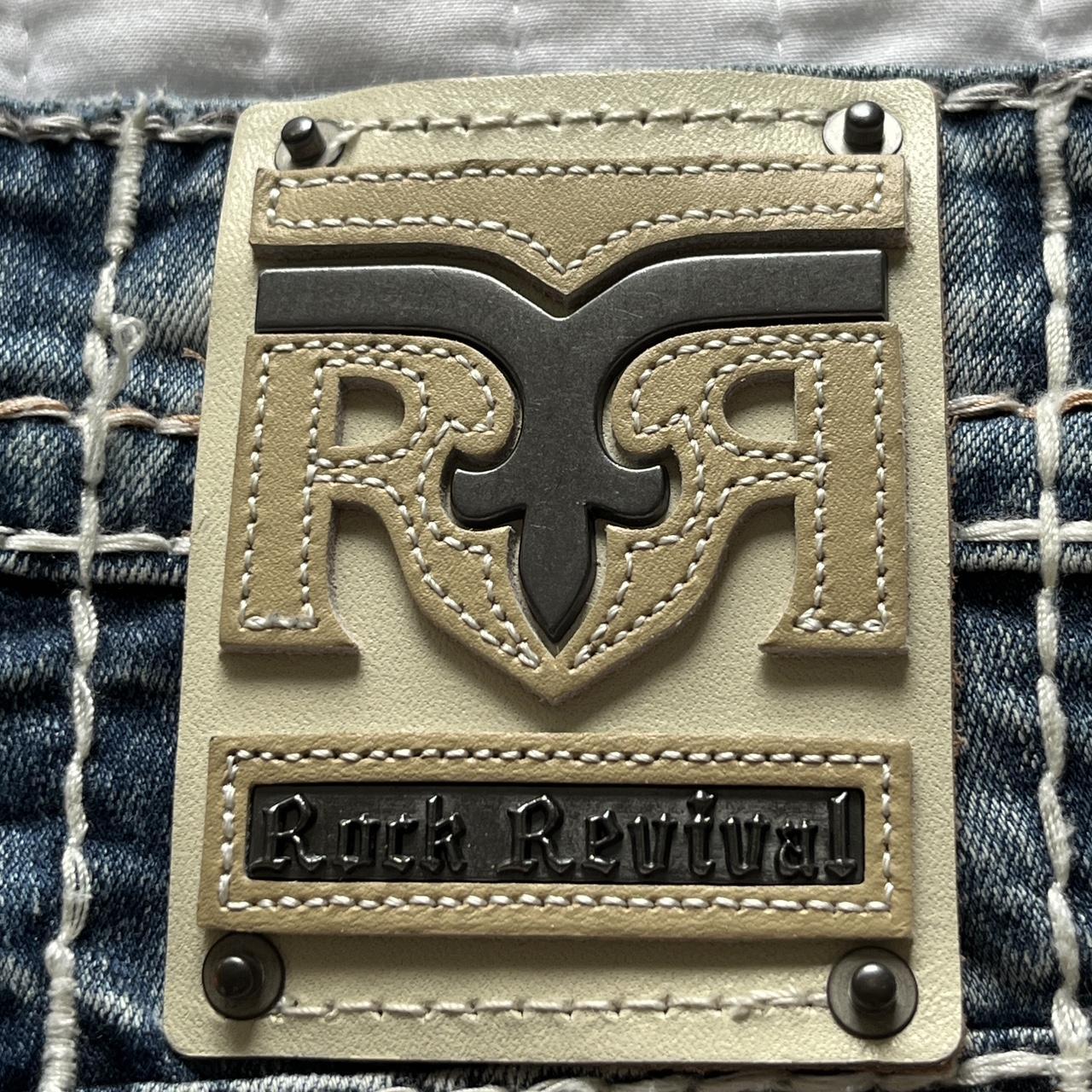 Rock revival size 28 boot cut jeans -like... - Depop