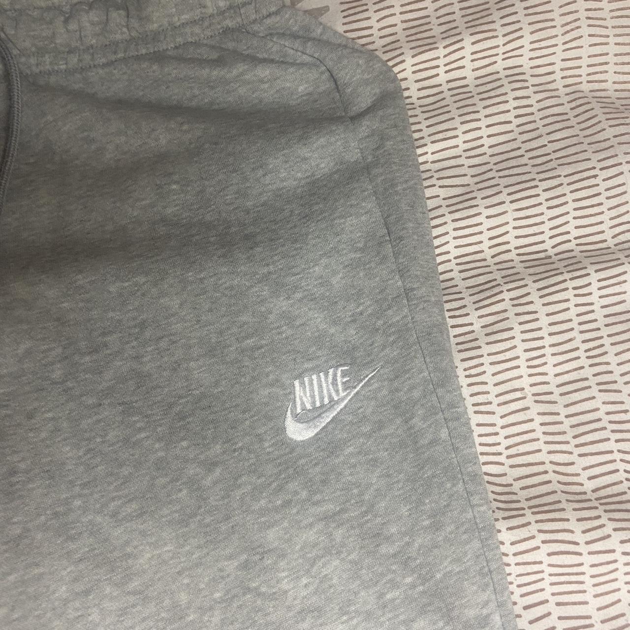 XS grey nike sweatpants, super comfortable and look... - Depop