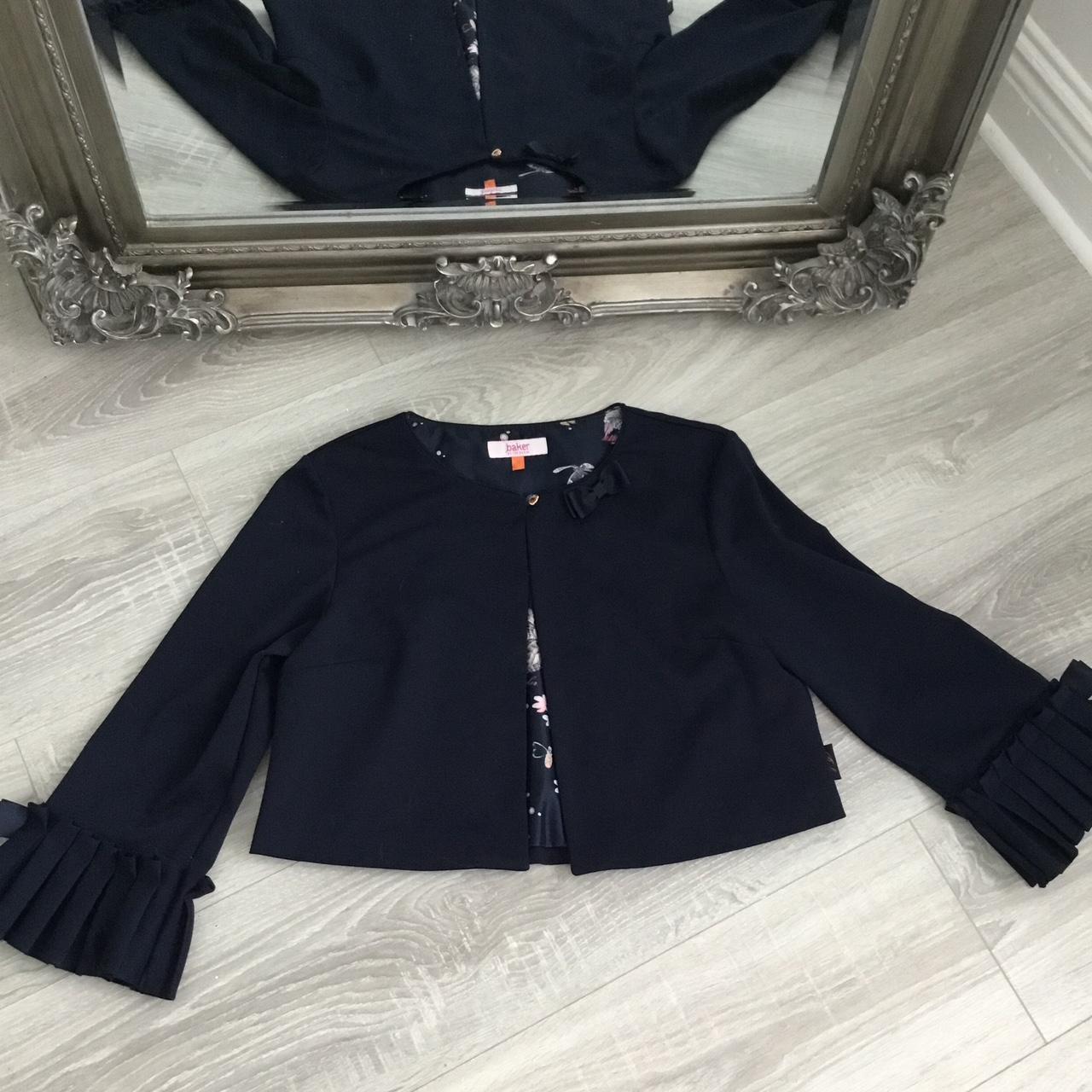 TED BAKER Girls navy jacket Size 14yrs Please... - Depop
