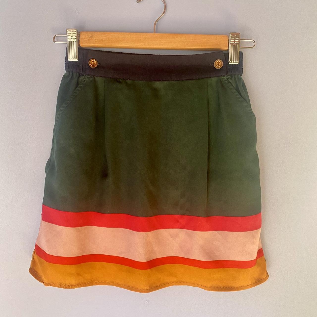 🧡 Scotch & Soda girls mini skirt, Emerald Green and... - Depop