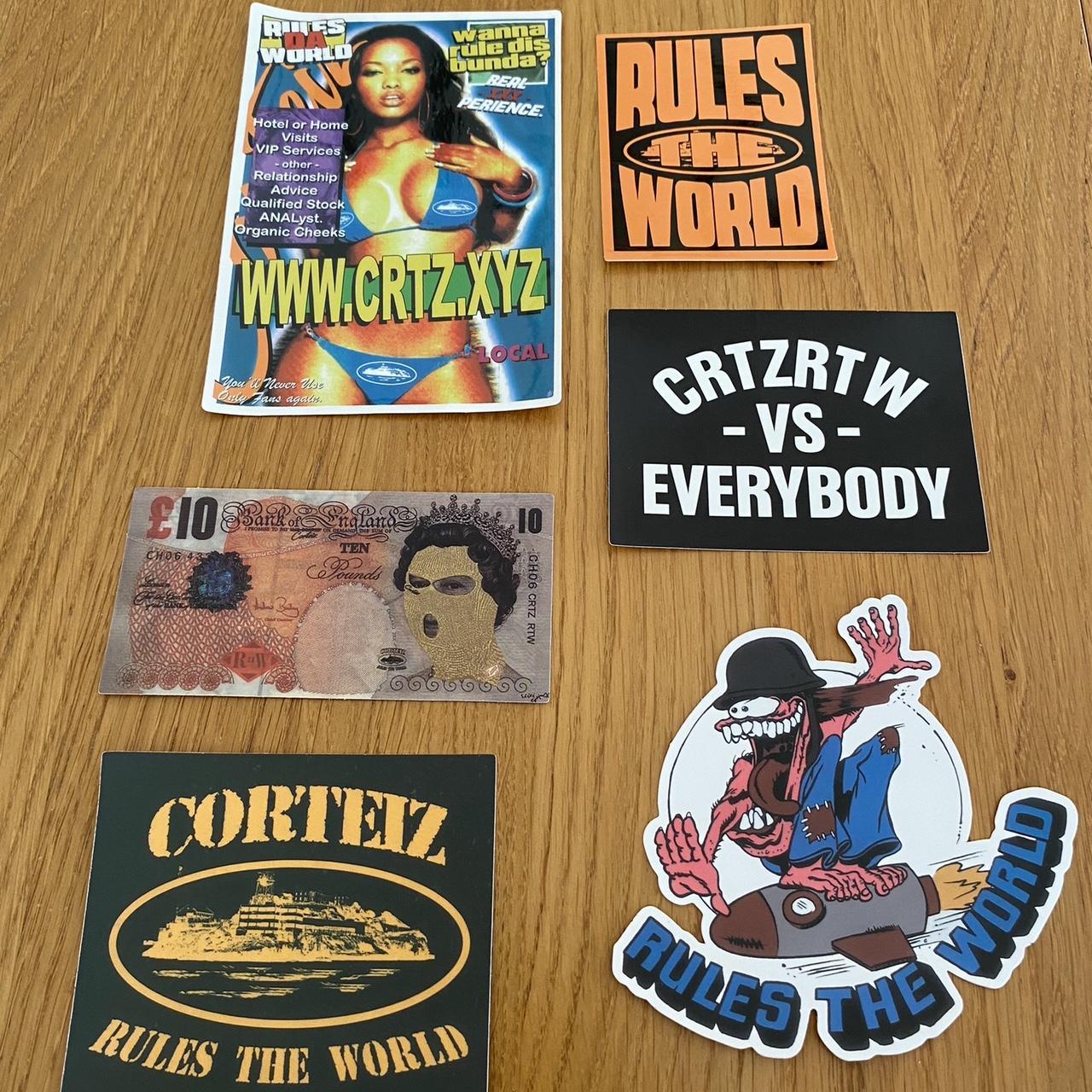 All 6 corteiz sticker Pack Each for 2.50... - Depop