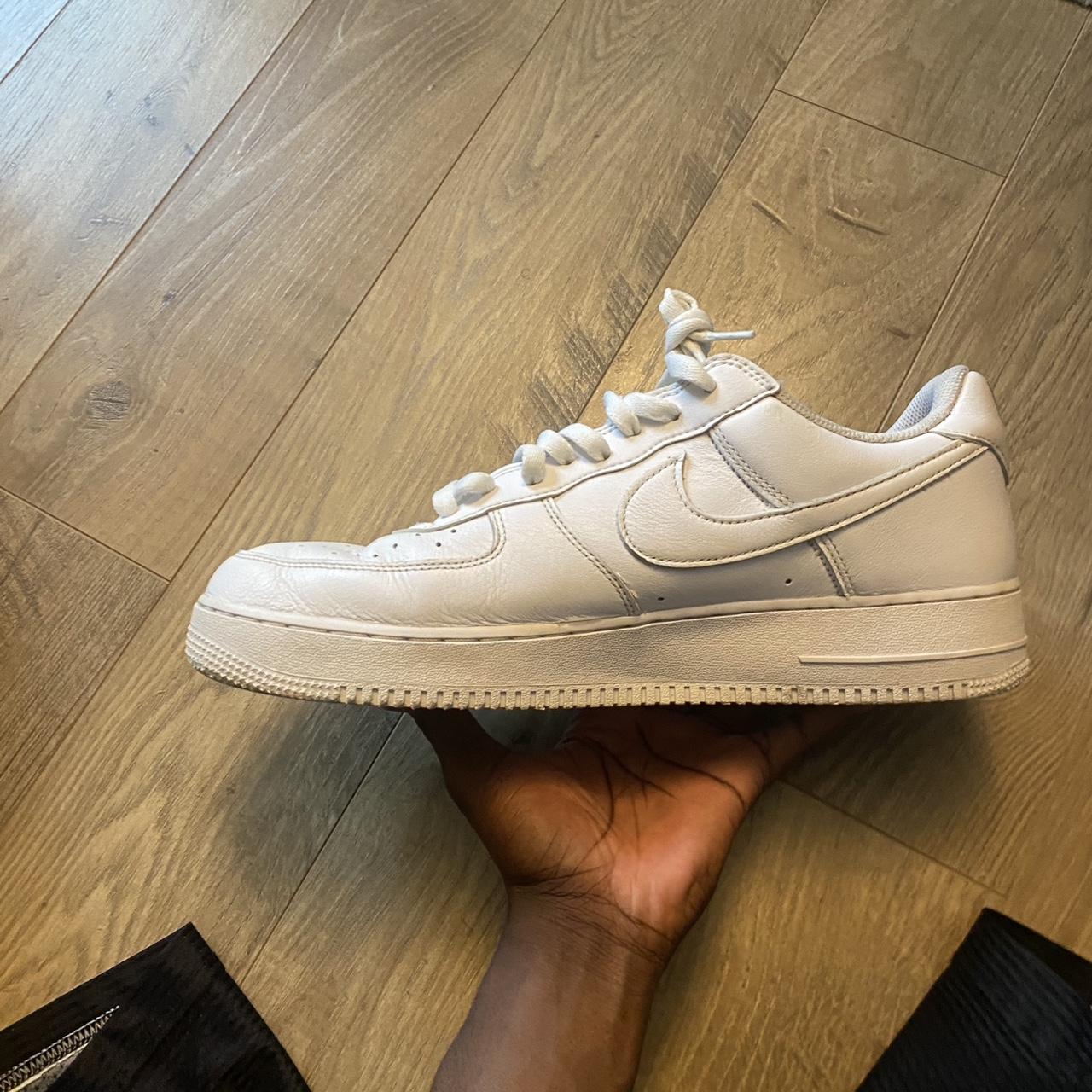 White Nike Air Force 1 anniversary edition | Depop