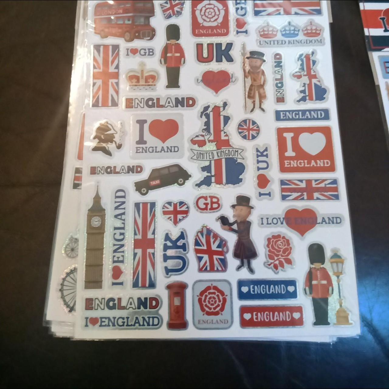 AWESOME fun England stickers! England sticker... - Depop