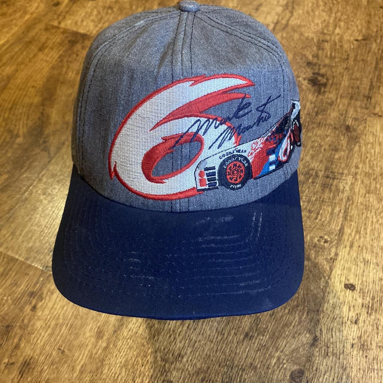 Vintage Mark Martin embroidered nascar race car hat... | Depop