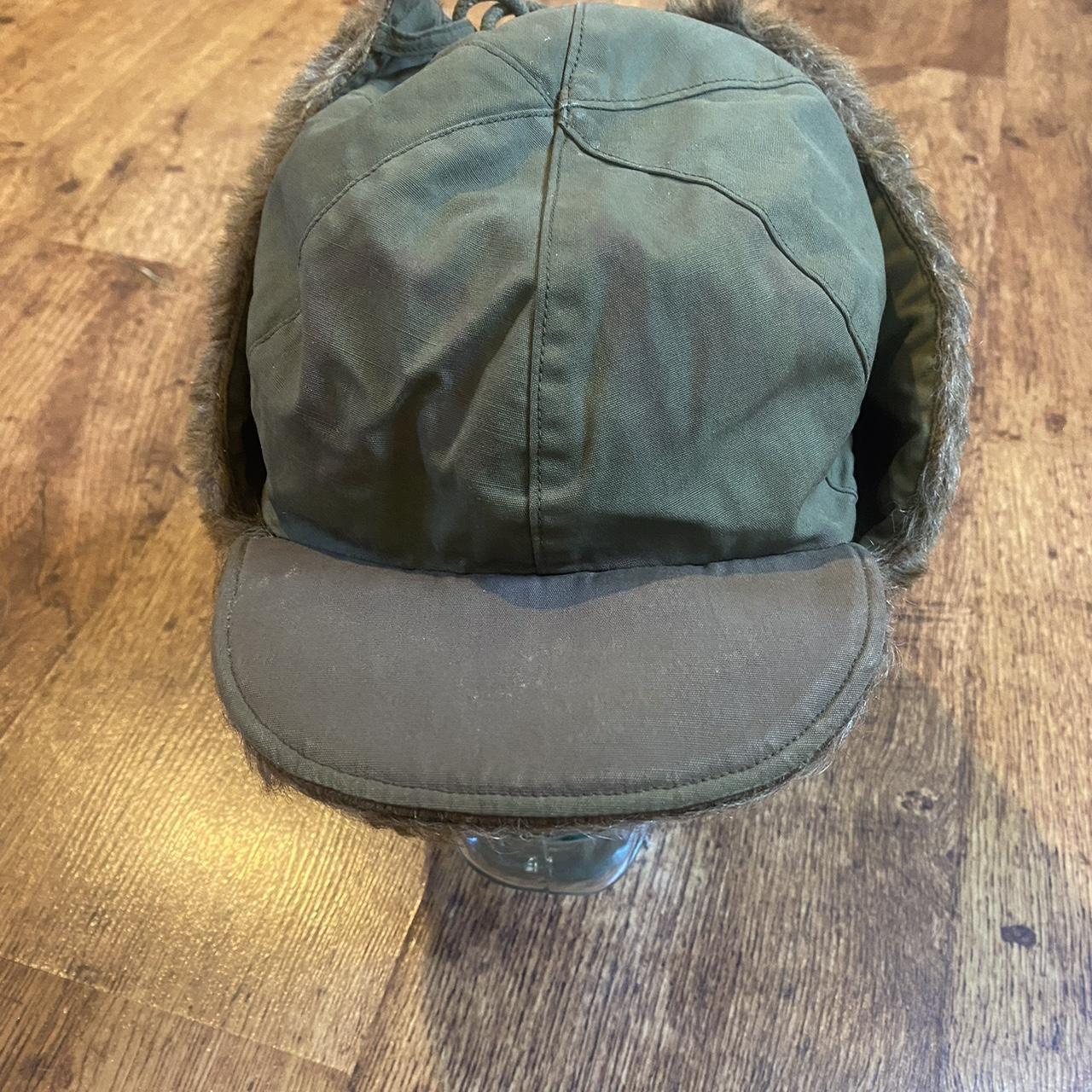 Vintage ear flap hat winter cap faux fur fuzzy earl... - Depop