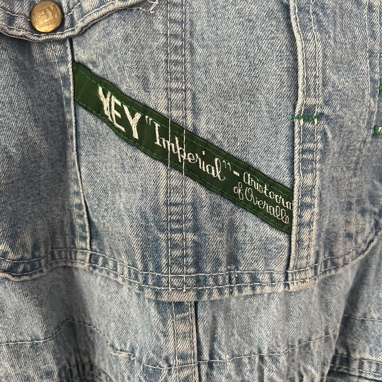 Key Imperial light wash denim overalls - men’s... - Depop