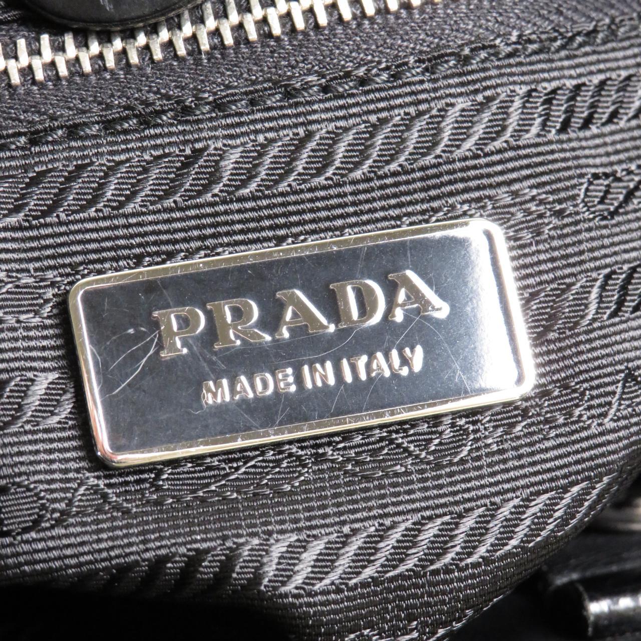 Prada Shoulder Bag Nylon Vitello FREE SHIPPING - US... - Depop