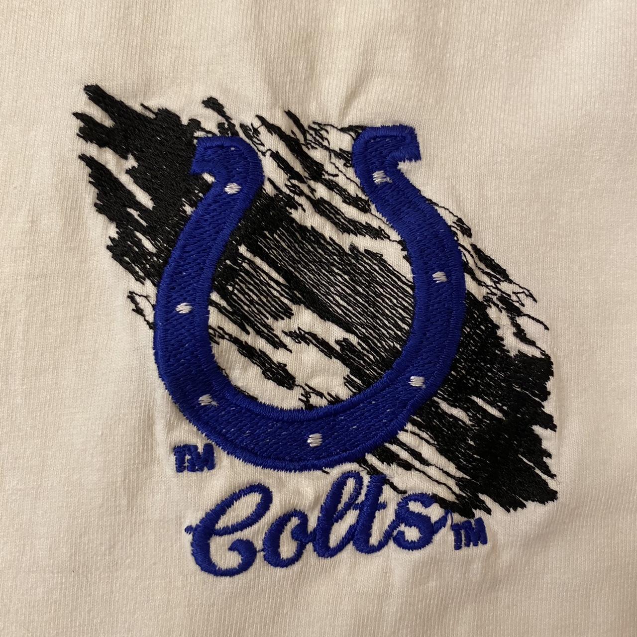 Vintage Indianapolis Colts Embroidered TShirt Men’s... - Depop
