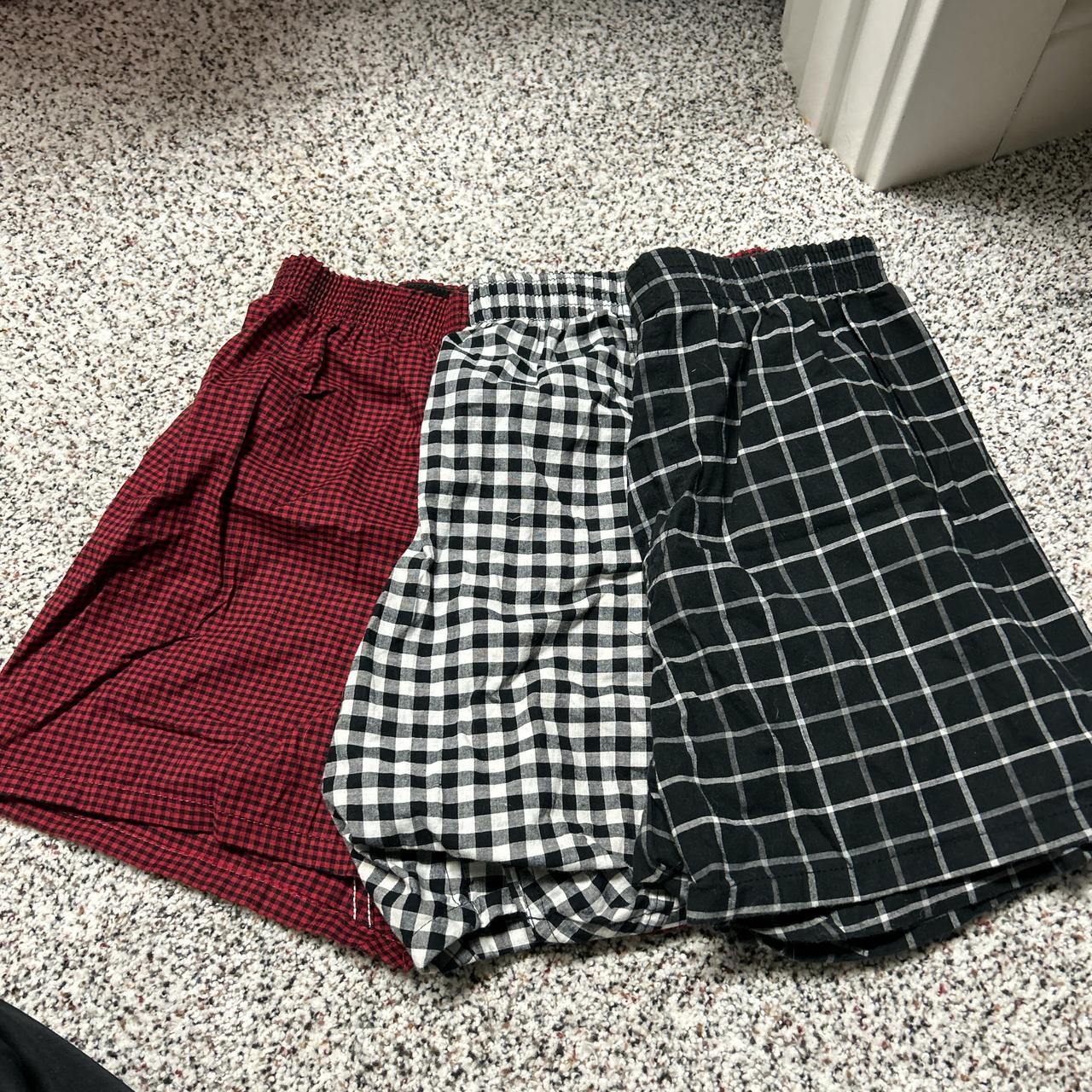 3 pack comfortable boxers - Depop