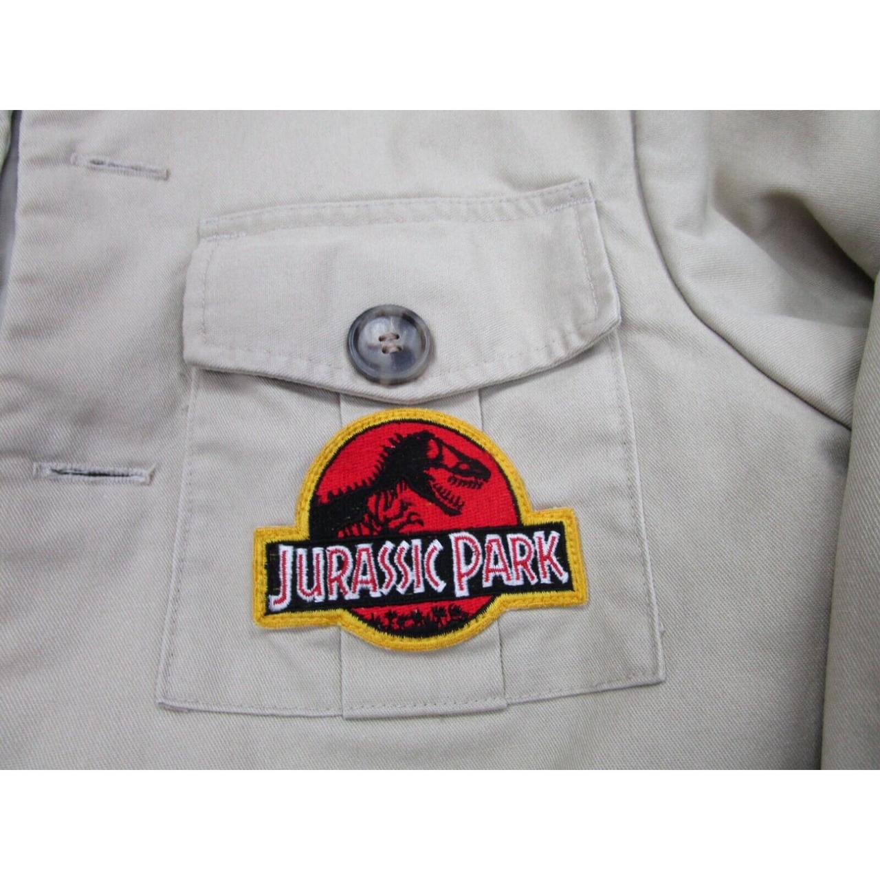 VINTAGE Jurassic Park Jacket Adult M Beige Safari... - Depop