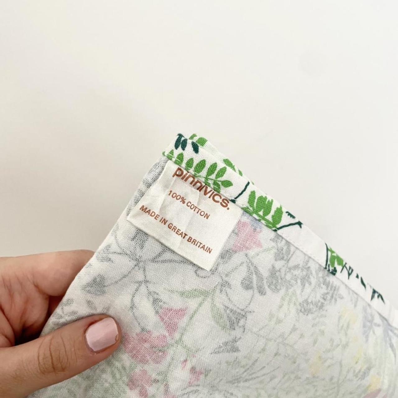 Vintage 1970s Pinnivics floral PVC coated apron and... - Depop