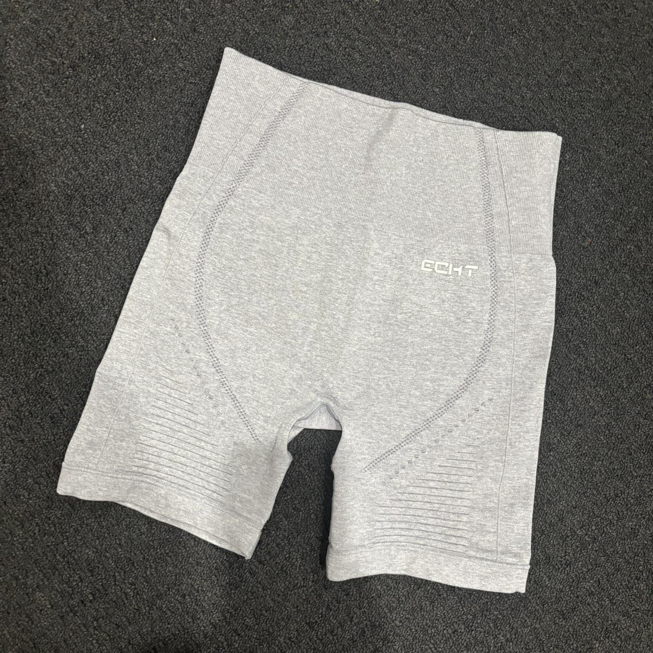 Echt grey bike shorts medium - Depop