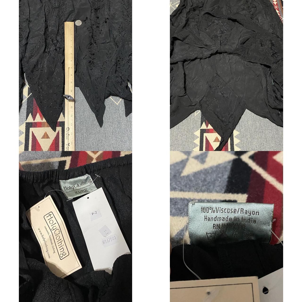 HOLY CLOTHING NWT EMBROIDERED FESTIVAL BOHO PEASANT... - Depop