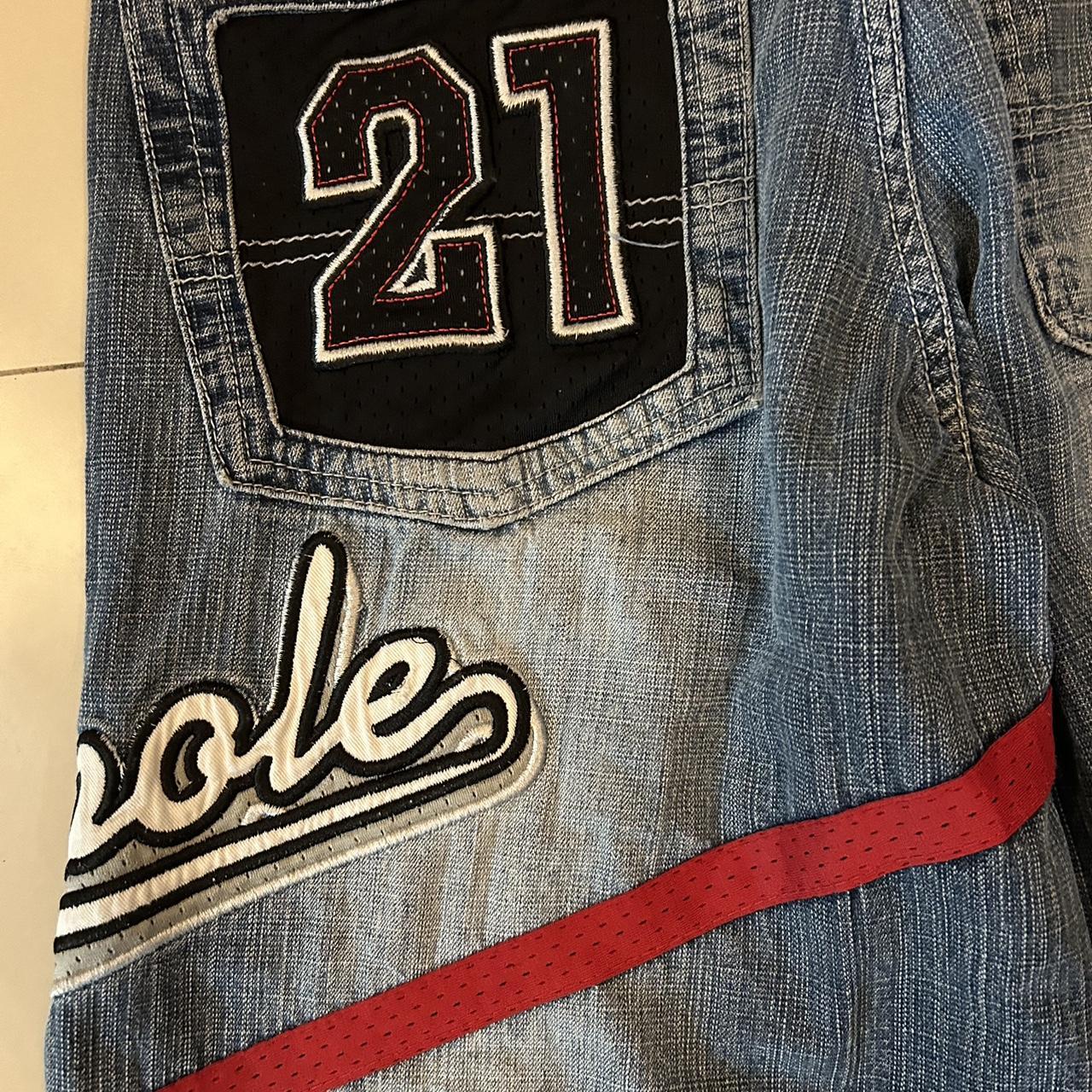 Vintage 90s Y2K SouthPole Red Tab Tag Embroidered... - Depop