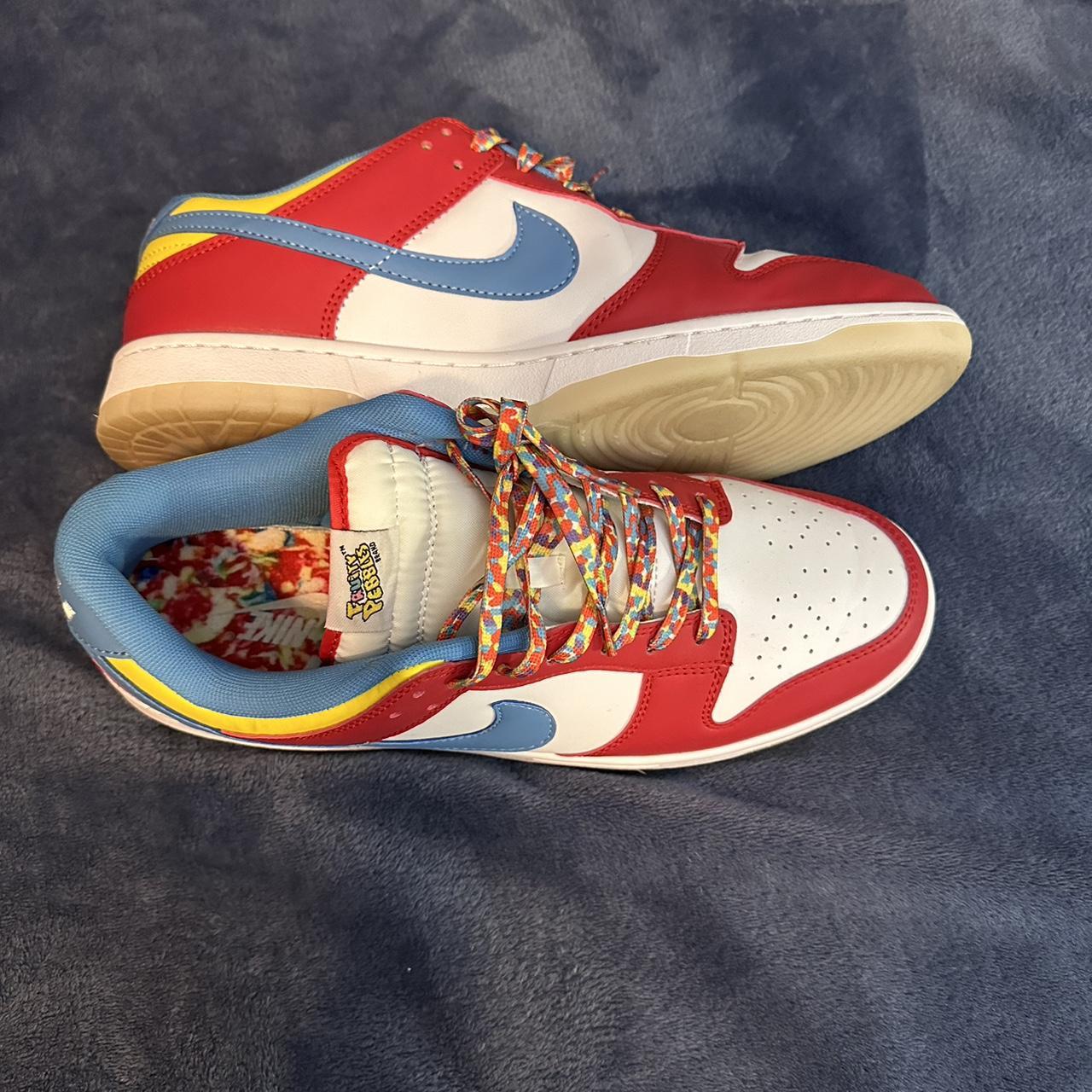 Nike Fruity Pebbles Dunks (no box) Reps Worn... - Depop