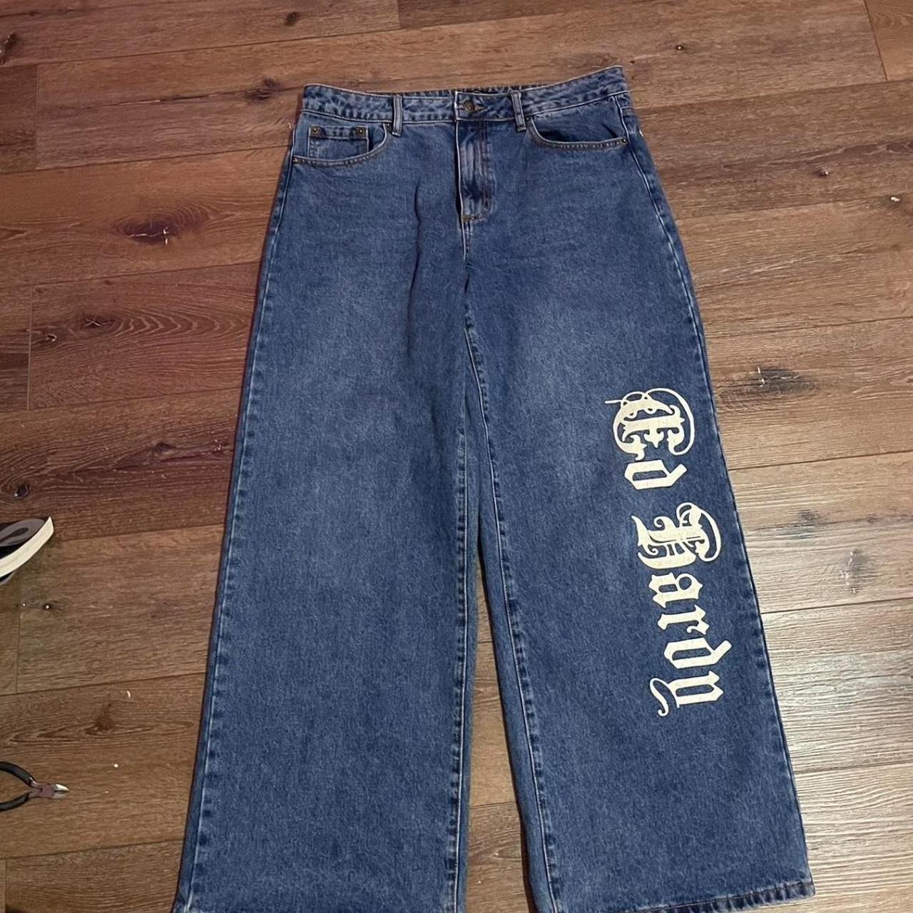 Ed Hardy jeans with logo/decals #vintage... | Depop
