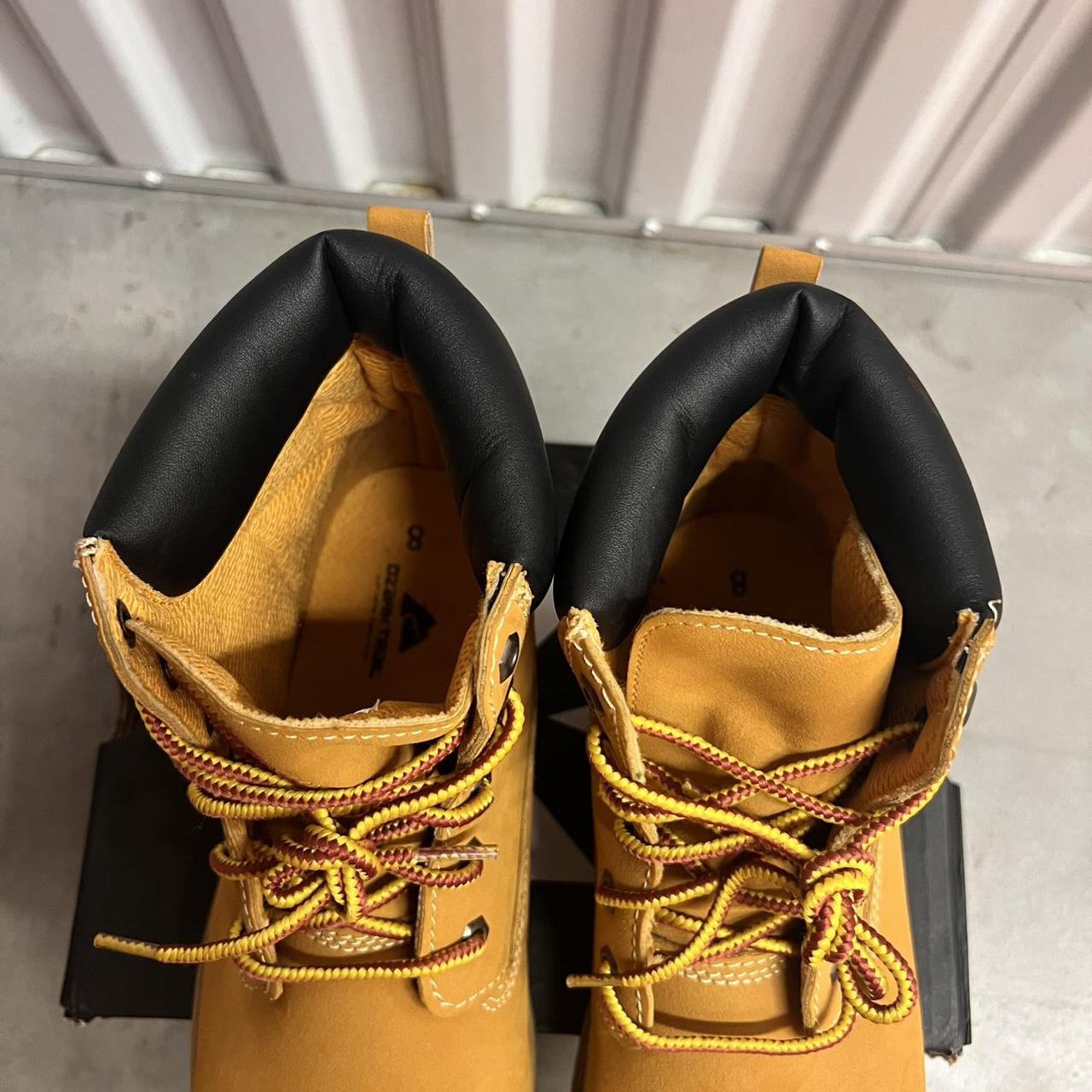 Brand New yellow and black Timberland type Steal Toe... | Depop