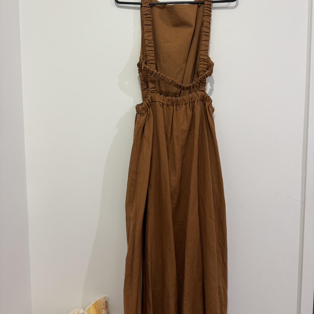 Boutique bran maxi dress mustard Size XS-S Perfect... | Depop