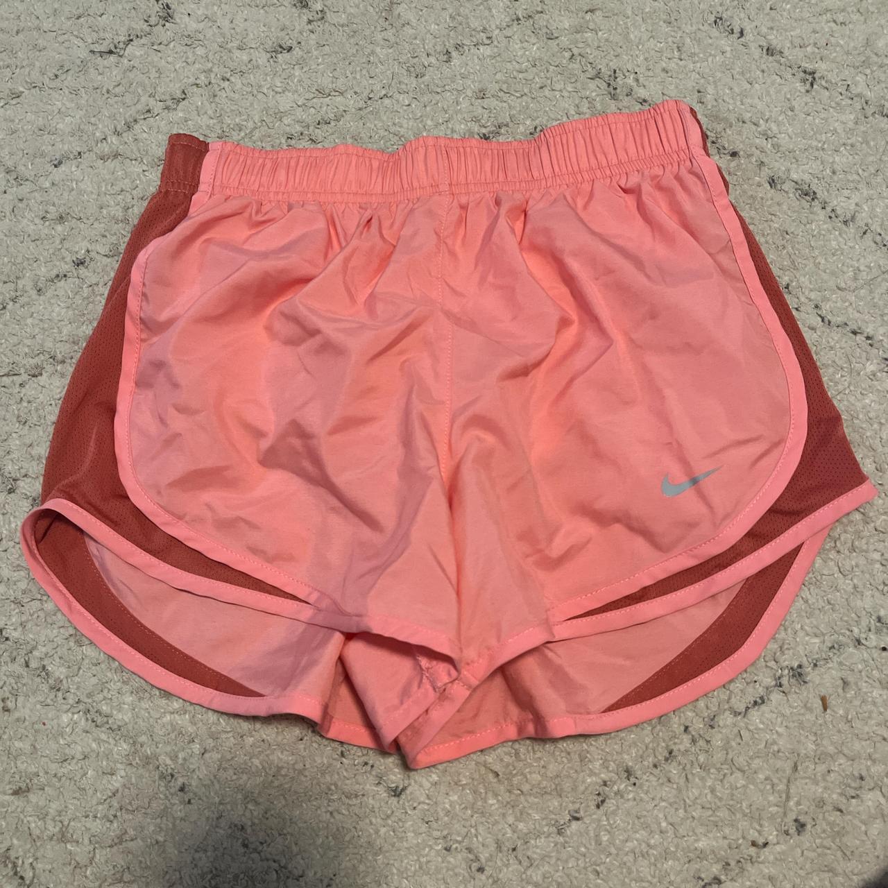 Small light and dark pink Nike shorts. No stains or... - Depop