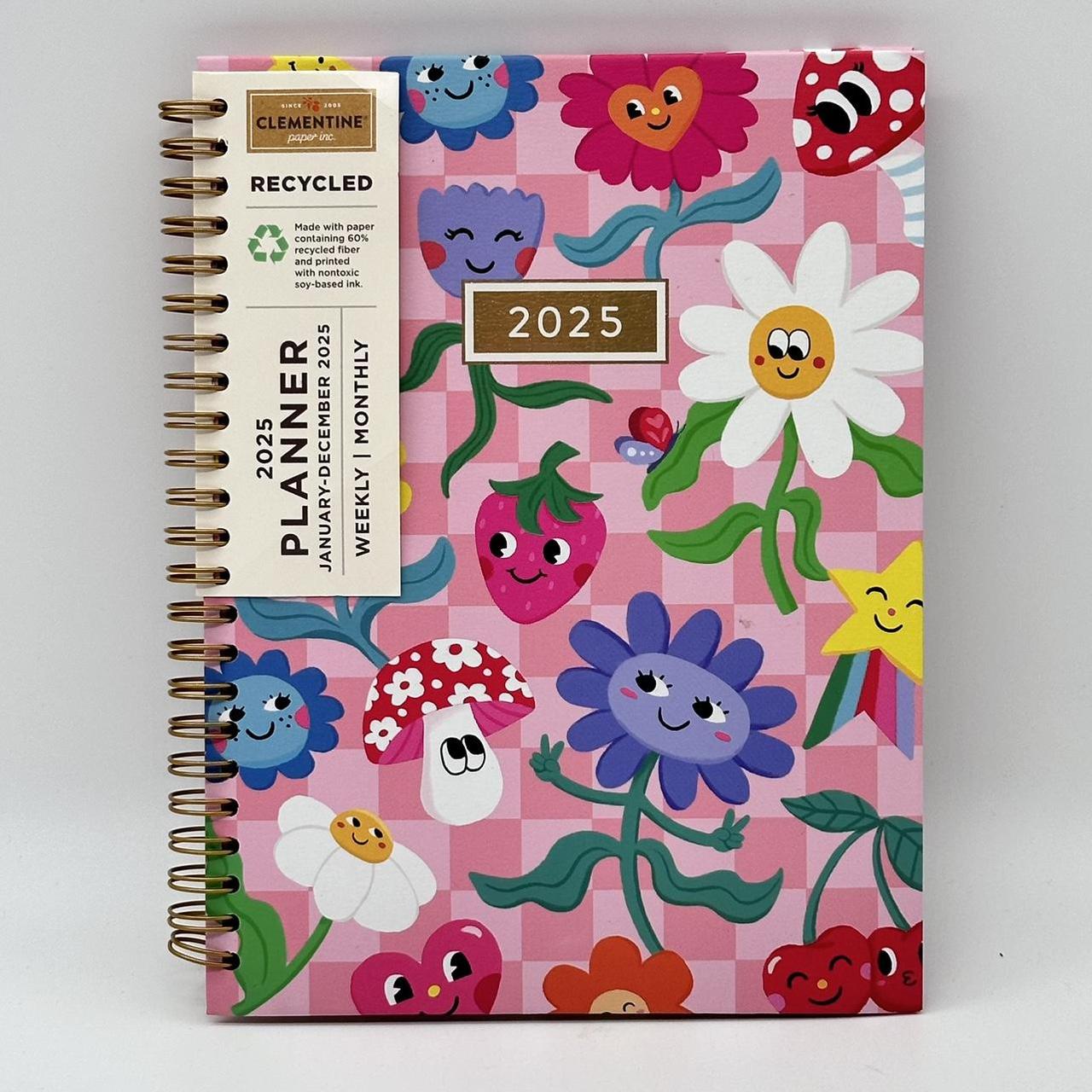 2025 Clementine Paper inc. 12-month Weekly Planner... - Depop
