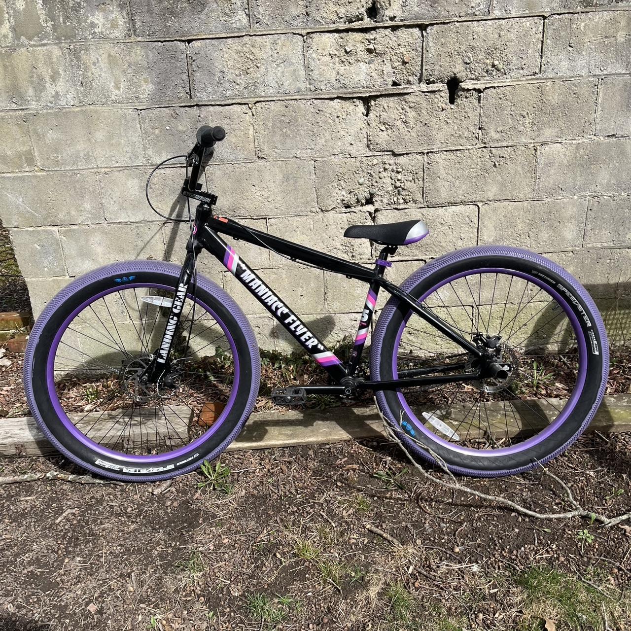 Maniacc flyer se bike barely ridden, MINT bike empty... | Depop