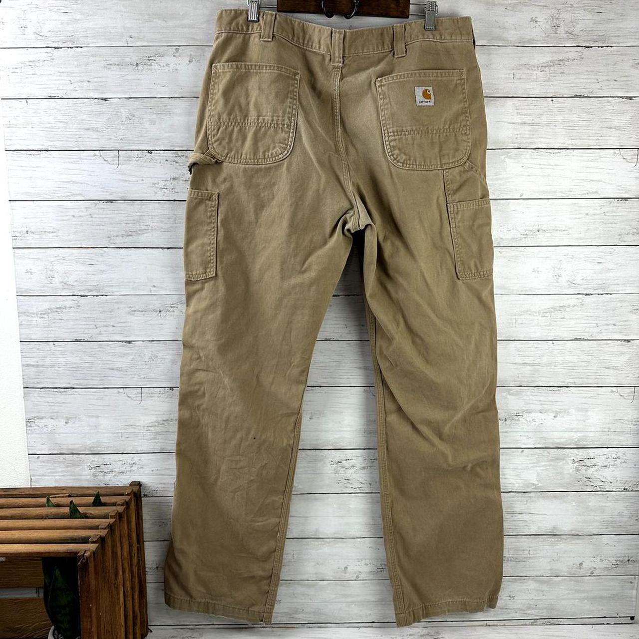 Carhartt B324 DKH Relaxed Fit Pants Mens 38x34 Brown... | Depop