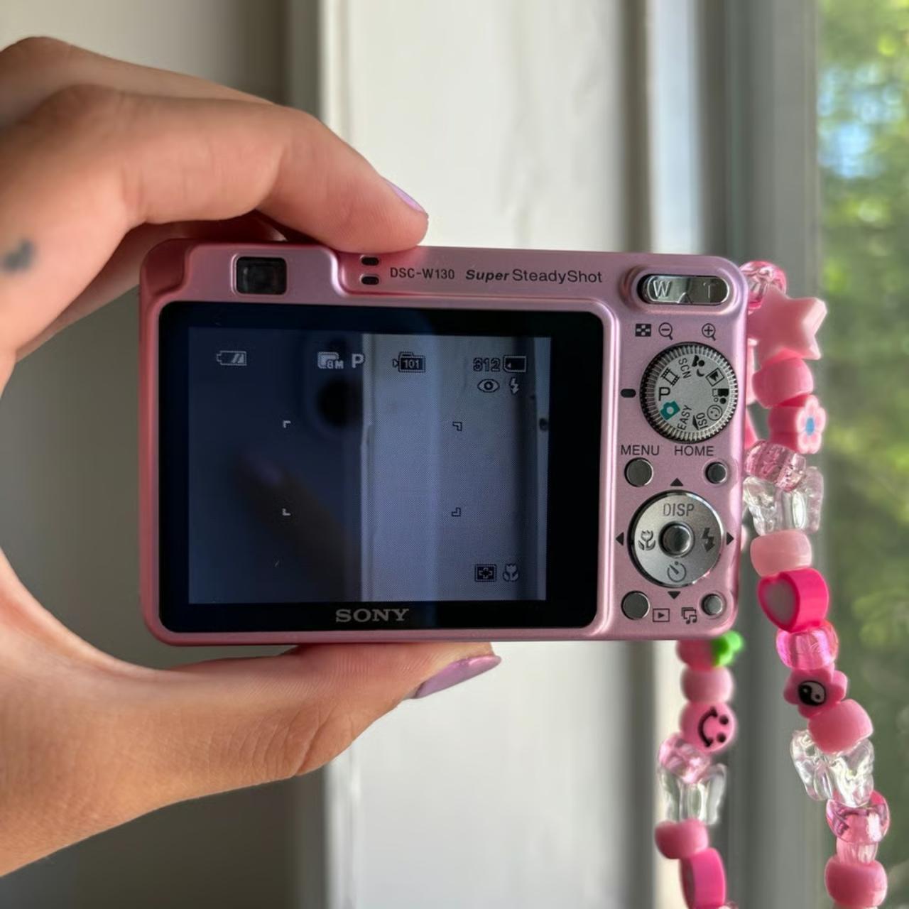 Sony Cybershot DSC-W130 RARE pink color -In... - Depop