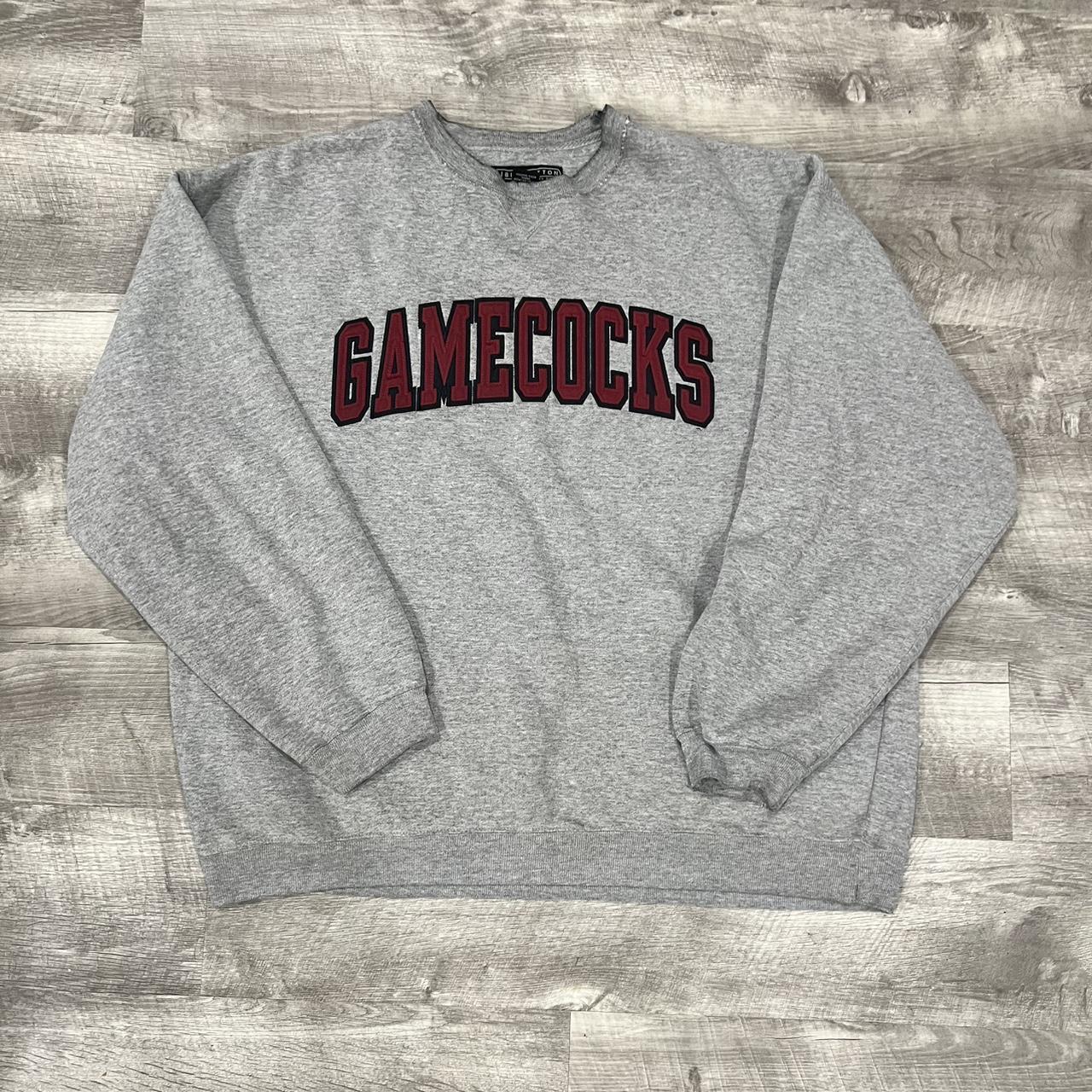 U.S.C. Gamecocks grey and red sweatshirt - Depop