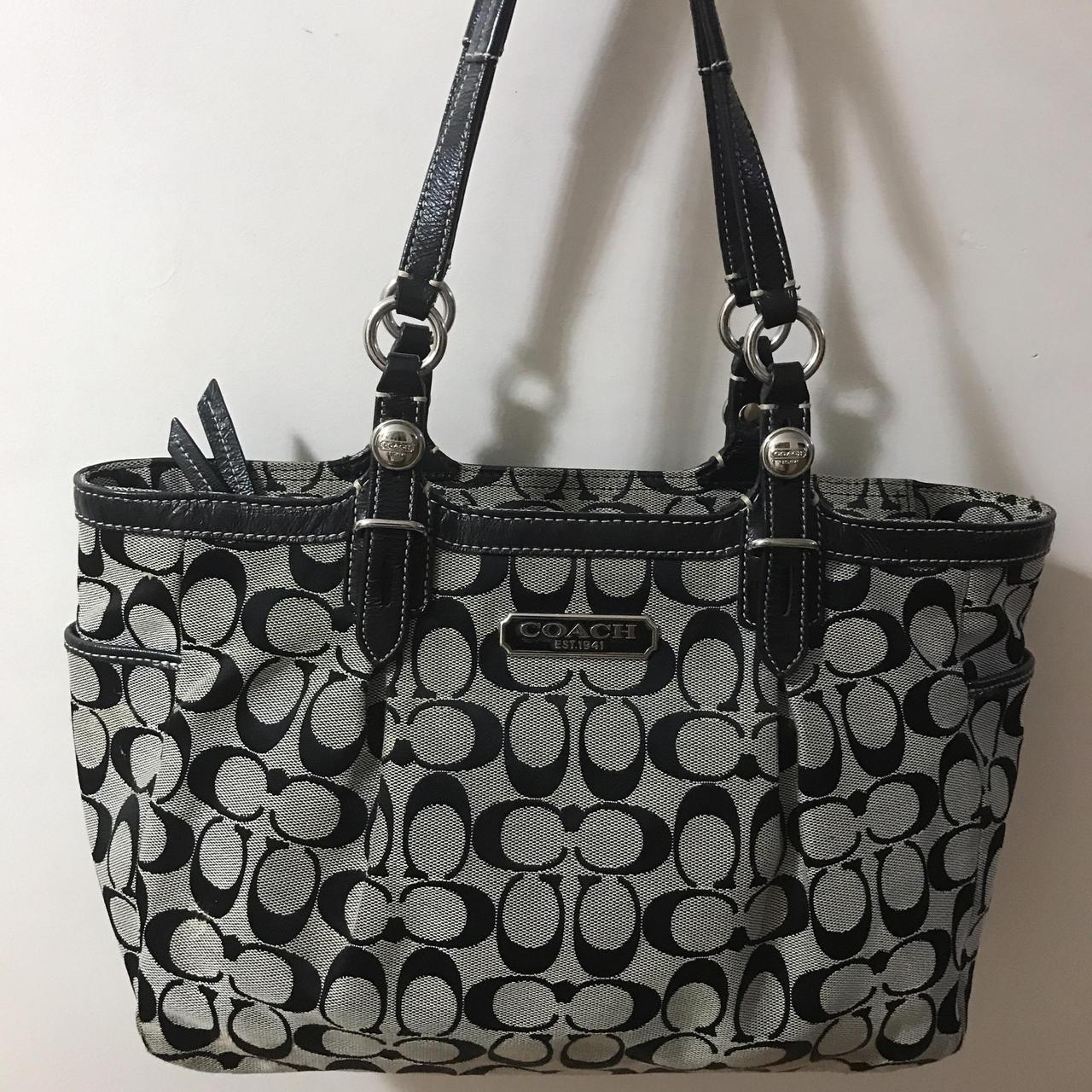 Ladies Coach Signature Tote/Shoulder Bag Monogram... - Depop