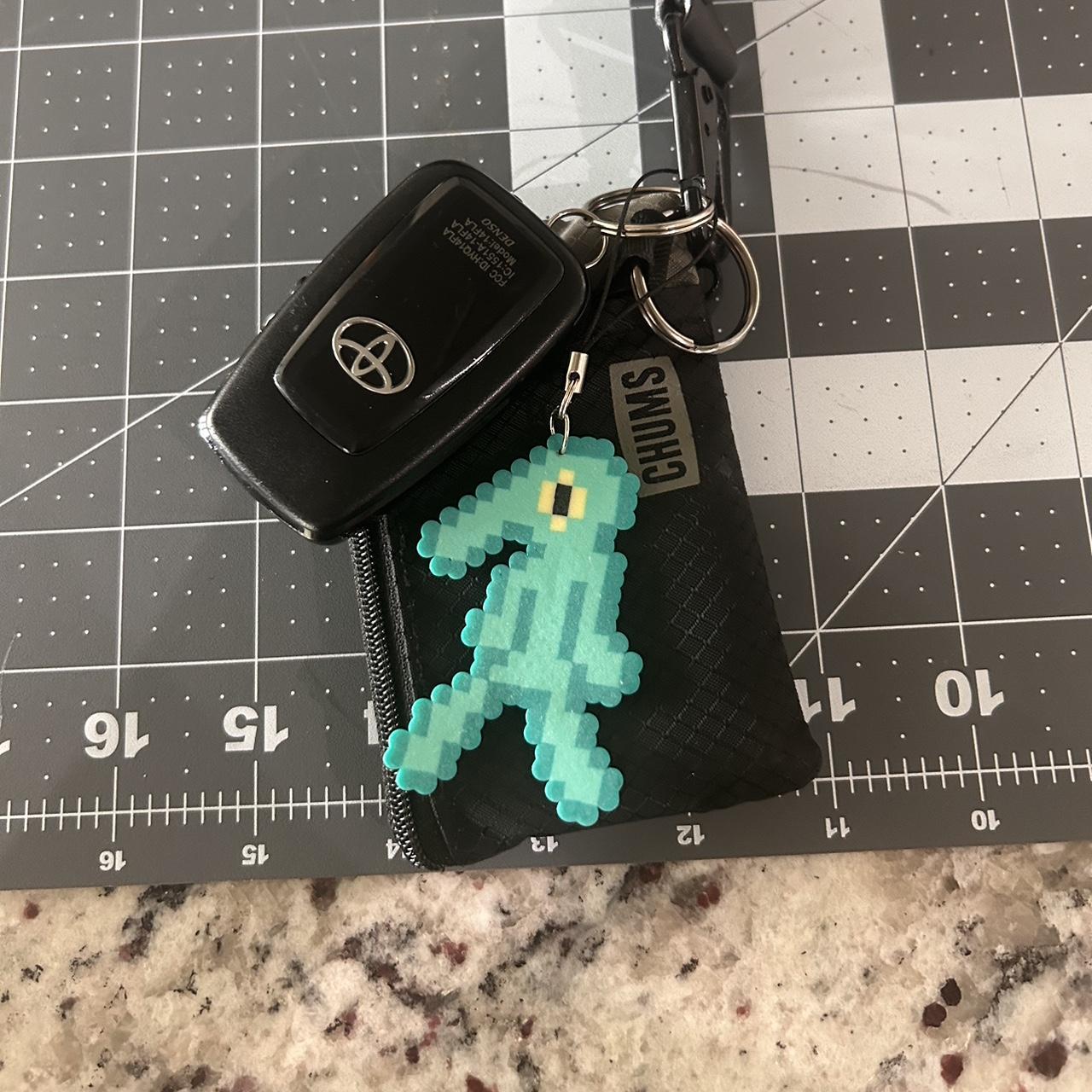 Squidward perler keychain 💚 #spongebob #squidward... - Depop