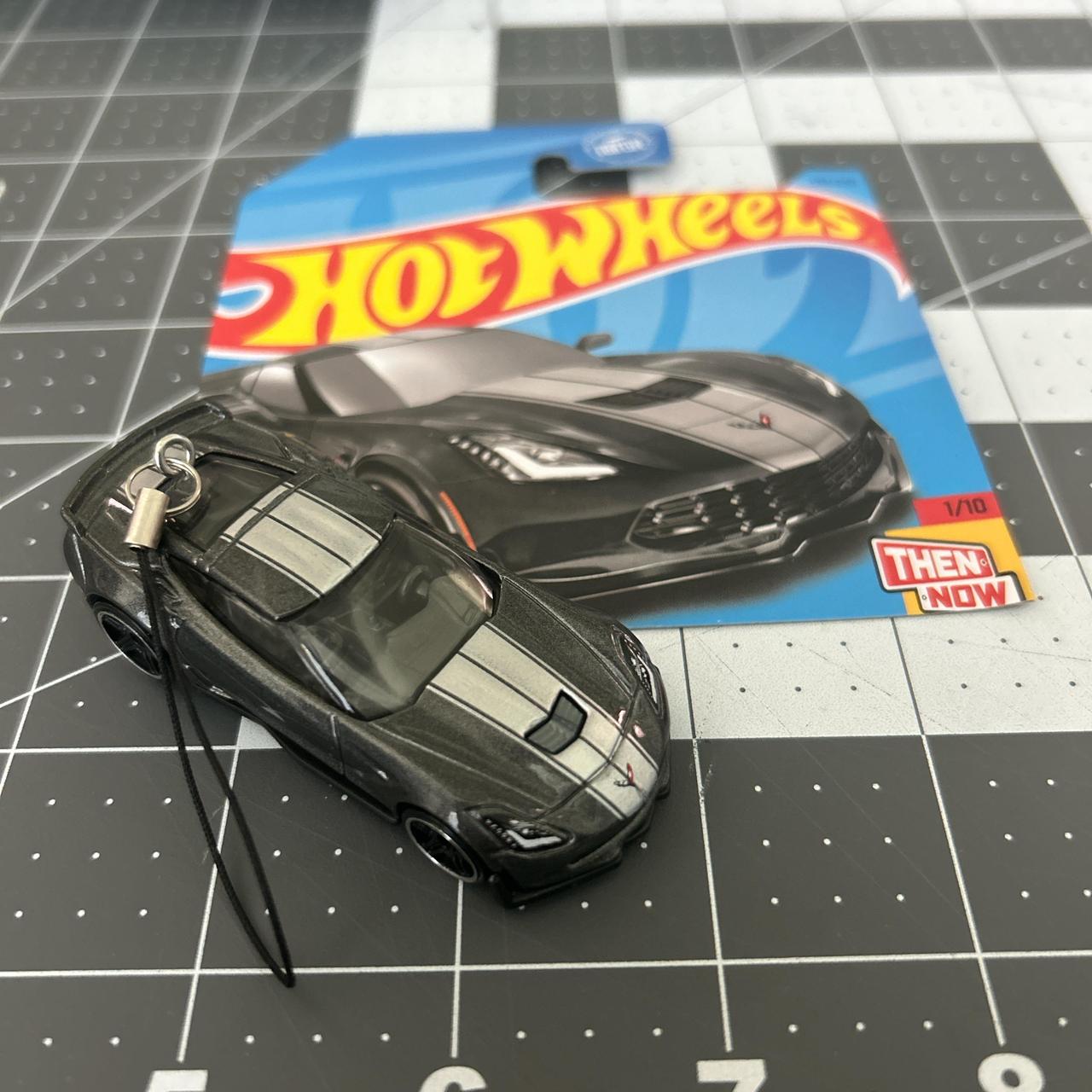 Corvette hotwheels keychain 🖤 #keychain #corvette... - Depop